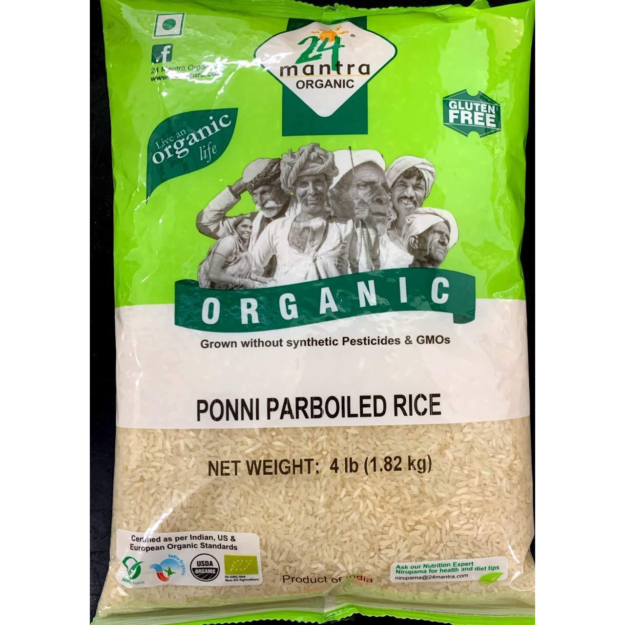 Buy Online Organic Ponni Rice (4 LB) | USA.