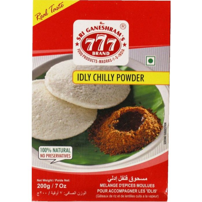 Buy Online 777 Idli Chilly Powder (5.8 OZ-165 GM) | NY USA.