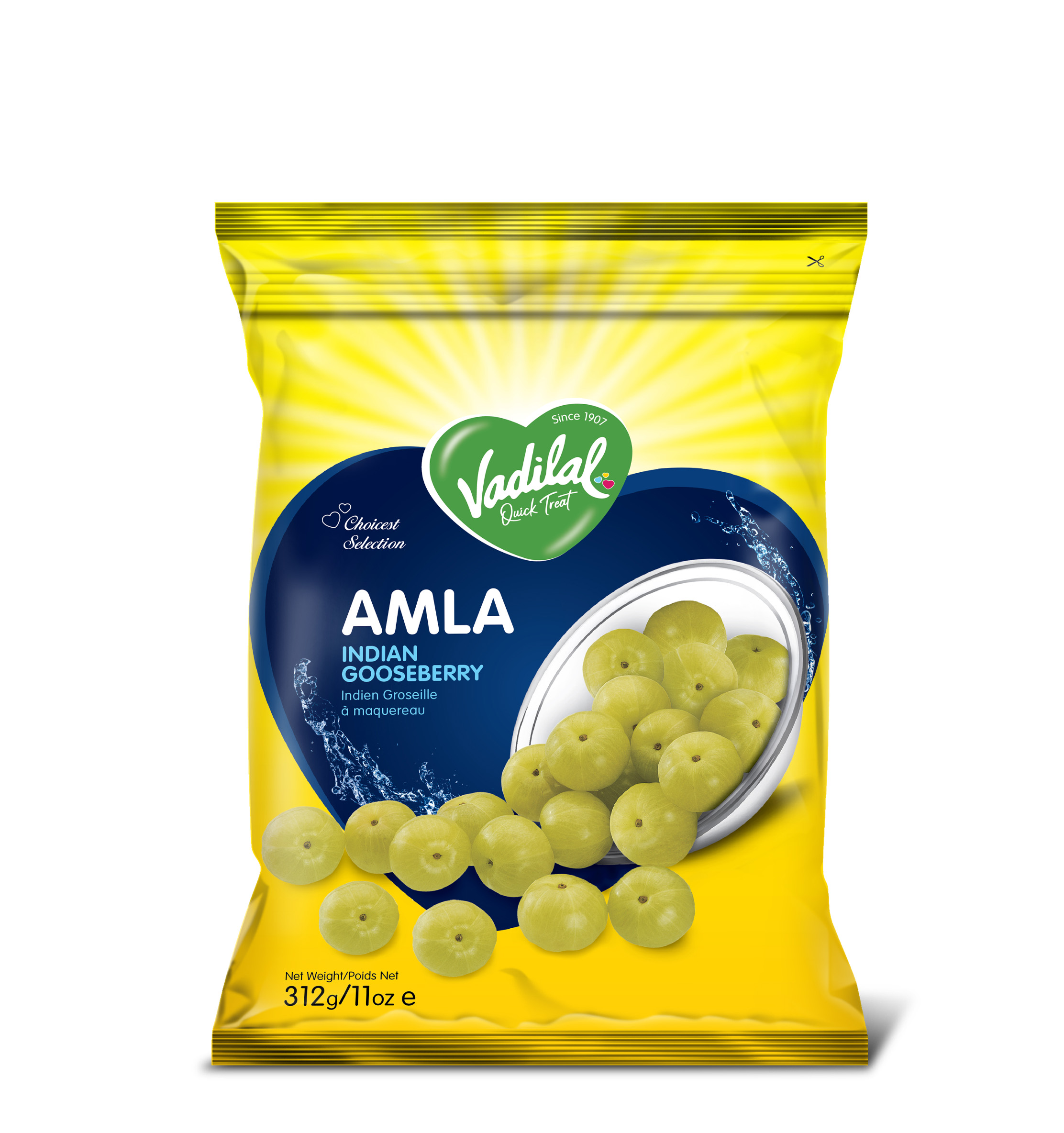 Buy Online Vadilal Frozen Amla - 11 OZ (312 GM) | NY USA.