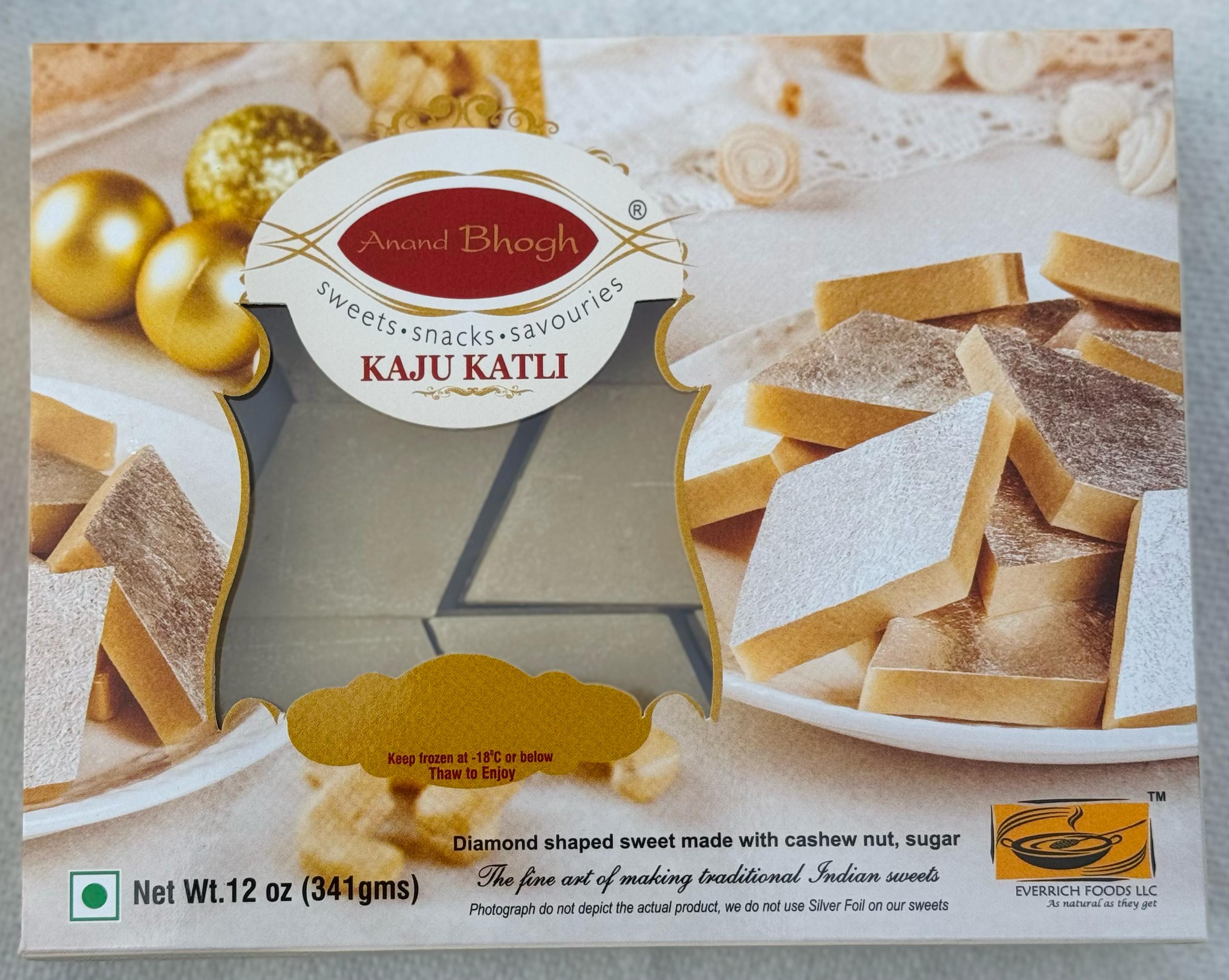 Buy Online Anand Bhogh Kaju Katli - 12 OZ (341 GM) | NJ USA.