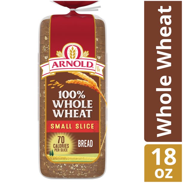 Buy Online Arnold Whole Wheat Bread, Small Loaf | NY USA.