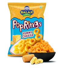 Buy Online Balaji Cheese Pop Rings (60 GM) | NJ USA.