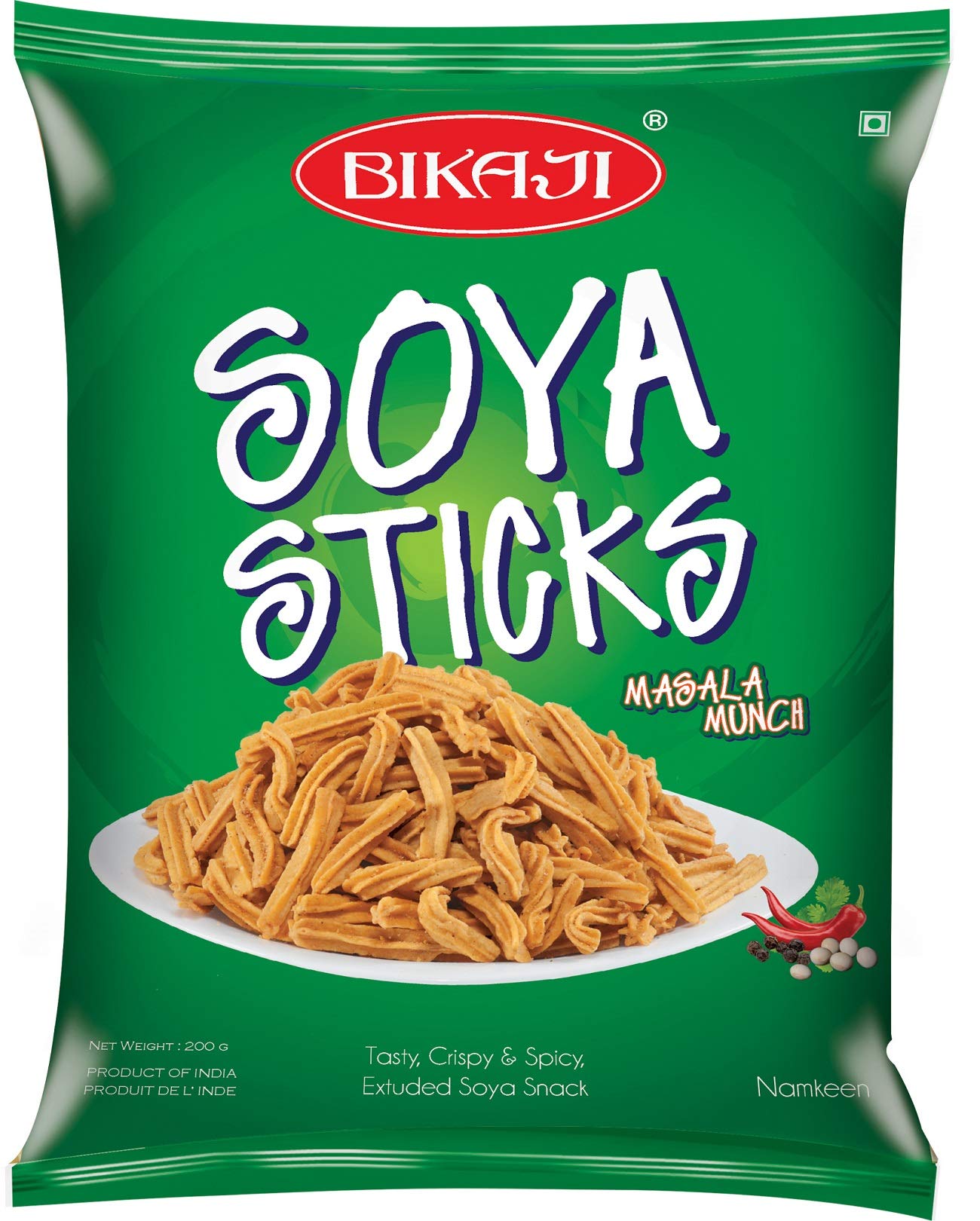 Buy Online Bikaji Soya Sticks (Masala Munch) - 7 Oz (200 Gm) | USA.