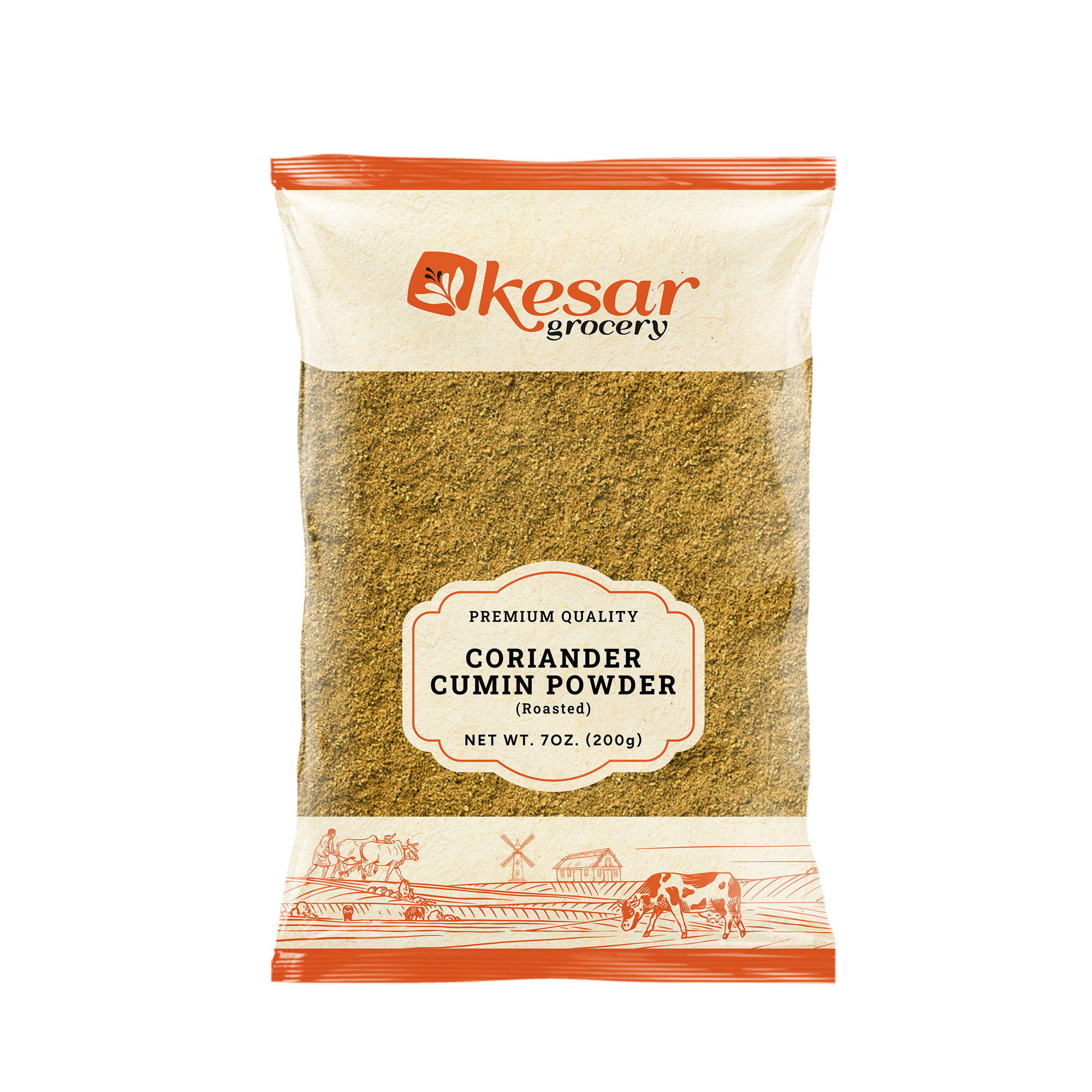 Buy Online Kesar Roasted Coriander Cumin Powder, 7oz (200g) | Kesar ...