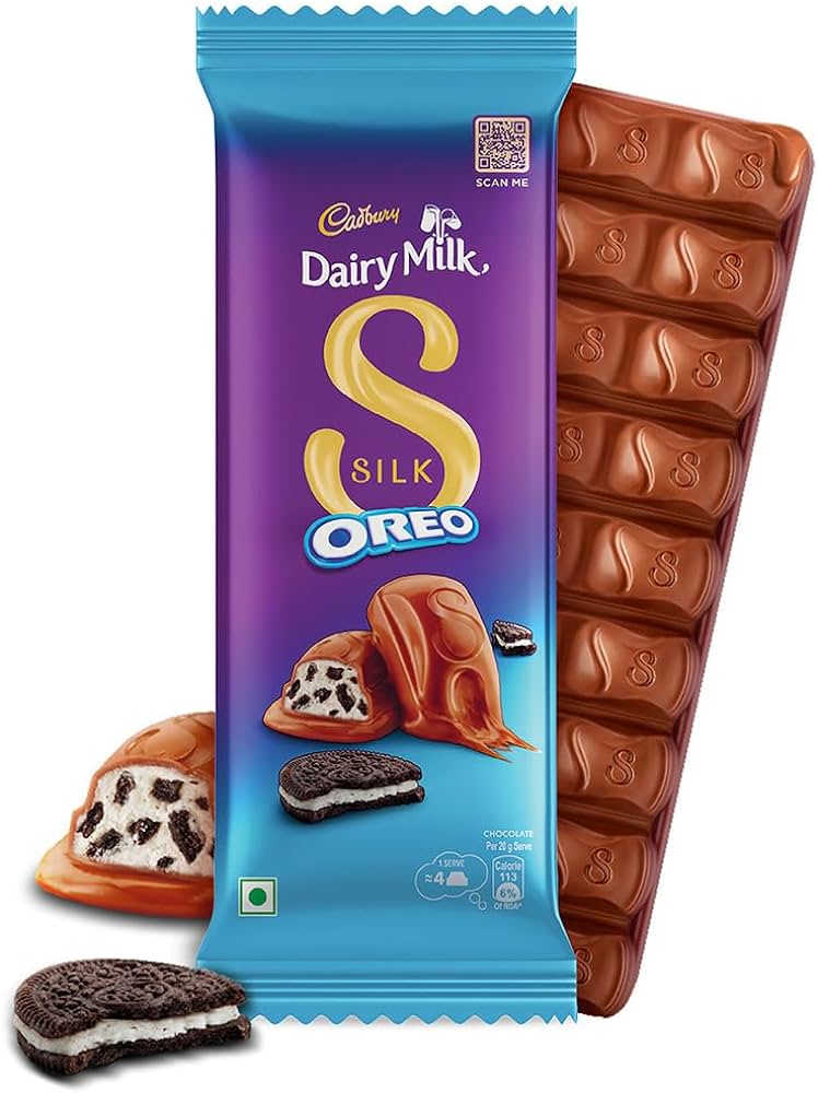 Buy Online Cadbury Silk Oreo Chocolate Bar (130g) | NJ USA.