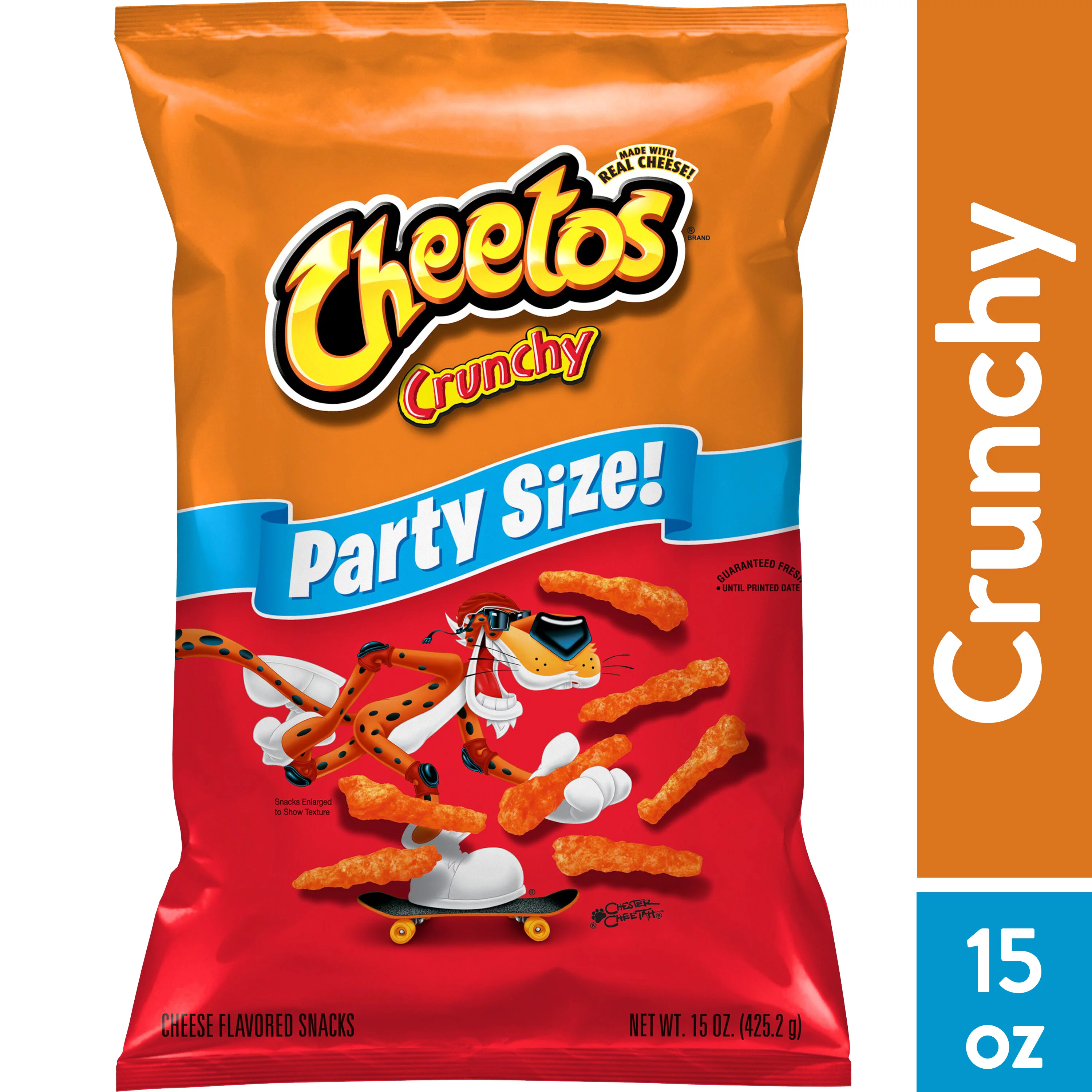 Buy Online Cheetos Crunchy Cheese Flavored Snacks, 15 oz | Kesar Grocery.