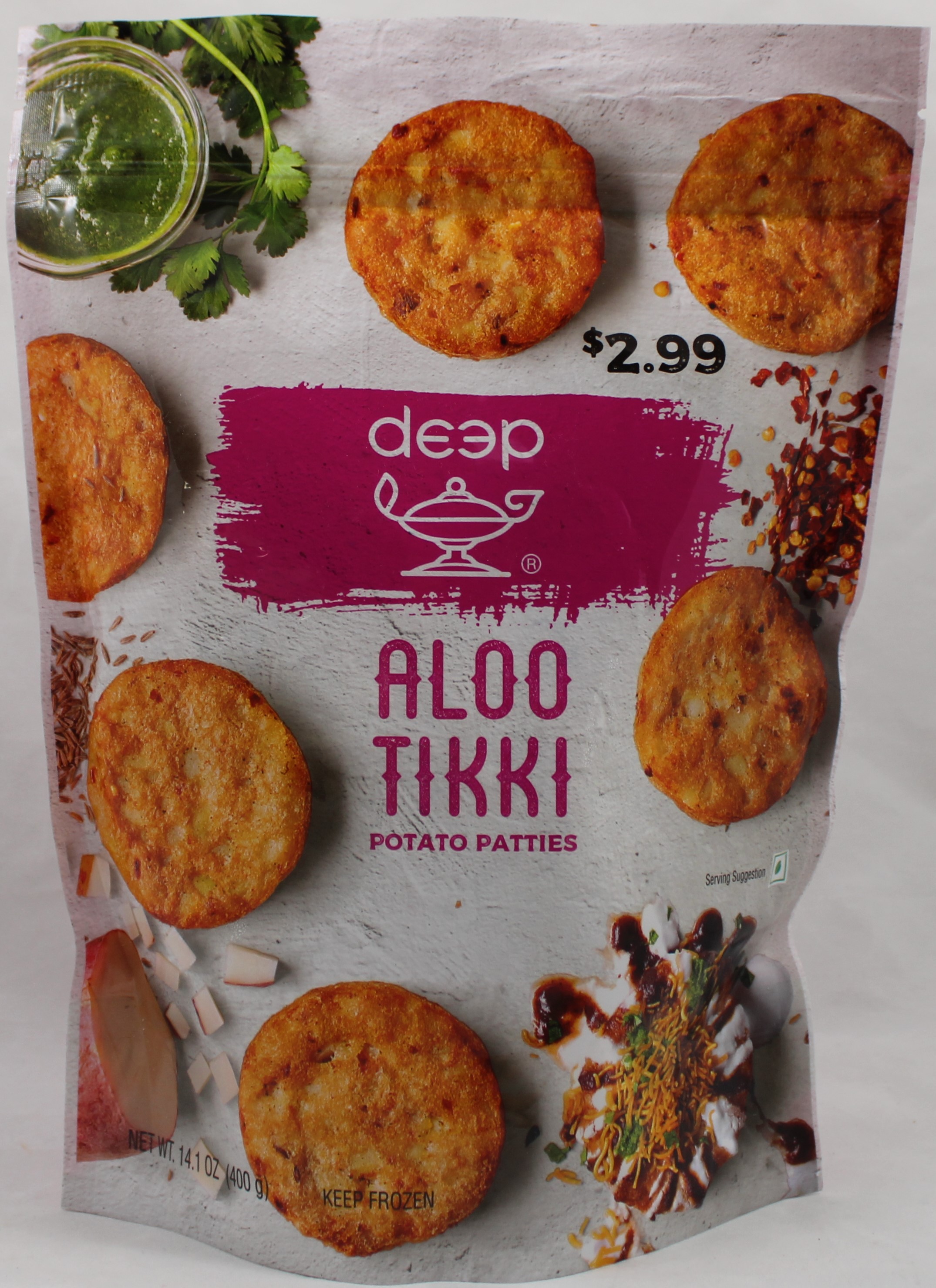 Buy Online Deep Aloo Tikki - 400 GM | NJ USA.