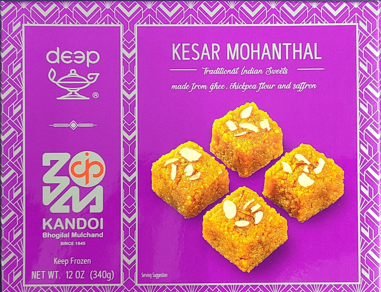 Buy Online Kesar Mohanthal (12 oz) | NJ USA.