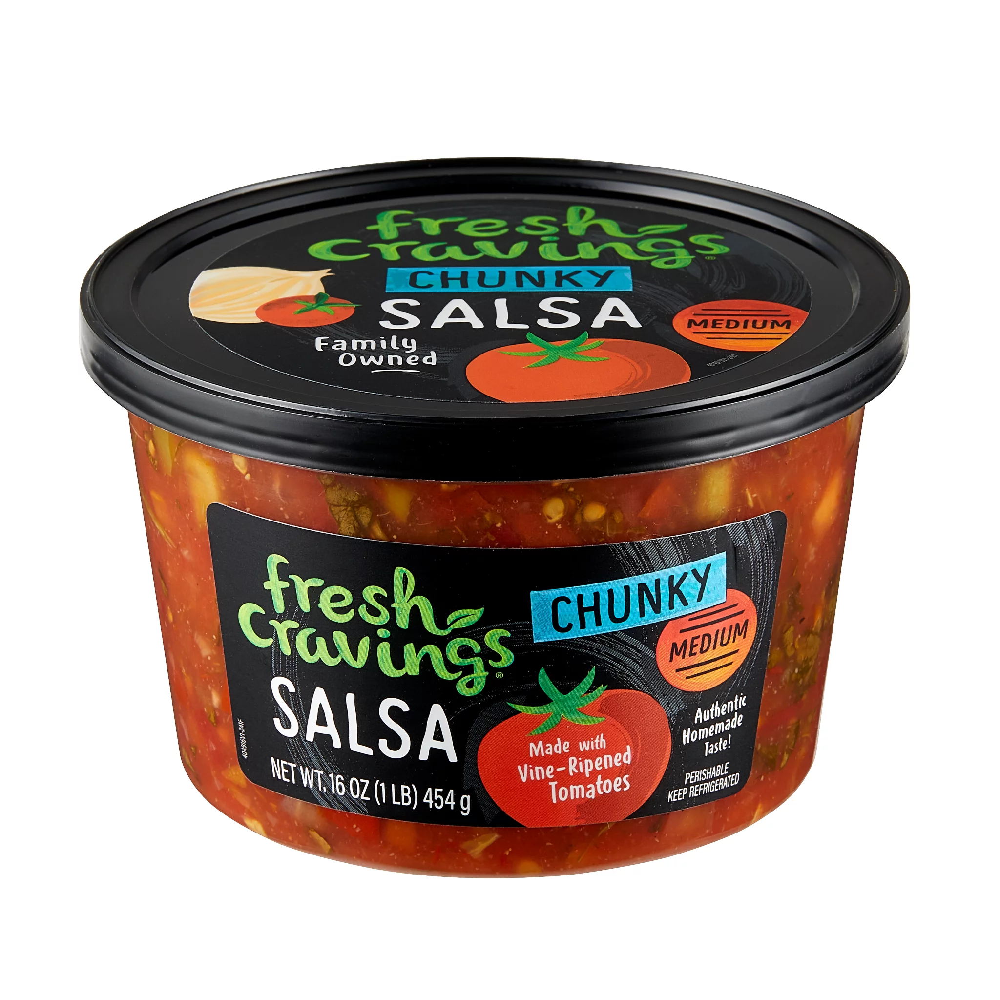 Buy Online Fresh Cravings Medium Chunky Salsa, 16 oz | Kesar Grocery.