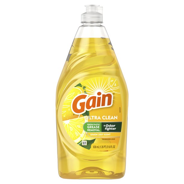 Buy Online Gain Liquid Dish Soap, Lemon Scent, 21.6 Fluid Ounce | Kesar ...