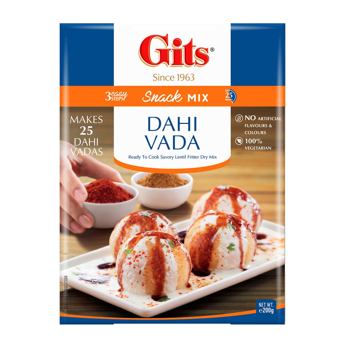 Buy Online Gits Dahi Vada Mix - 7 OZ (200 GM) | NJ USA.