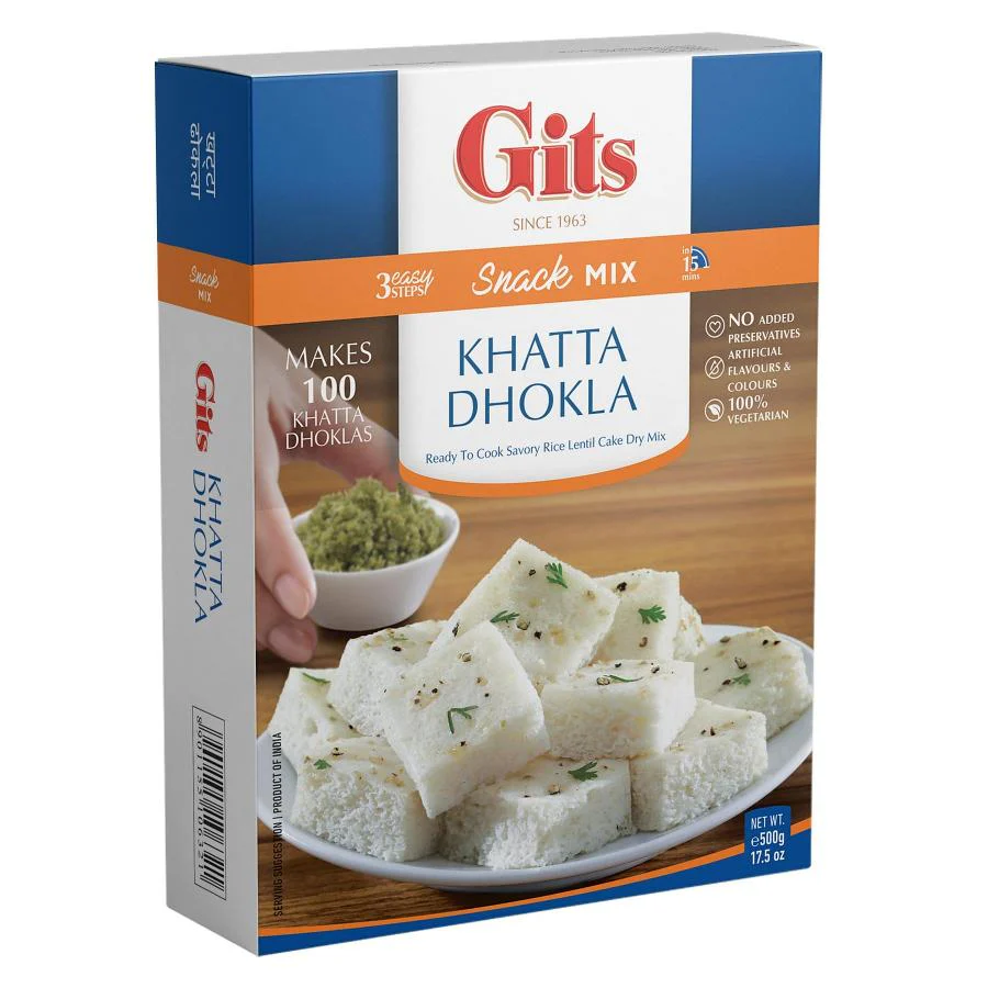 Buy Online Gits Khatta Dhokla Mix (500g) | NJ USA.