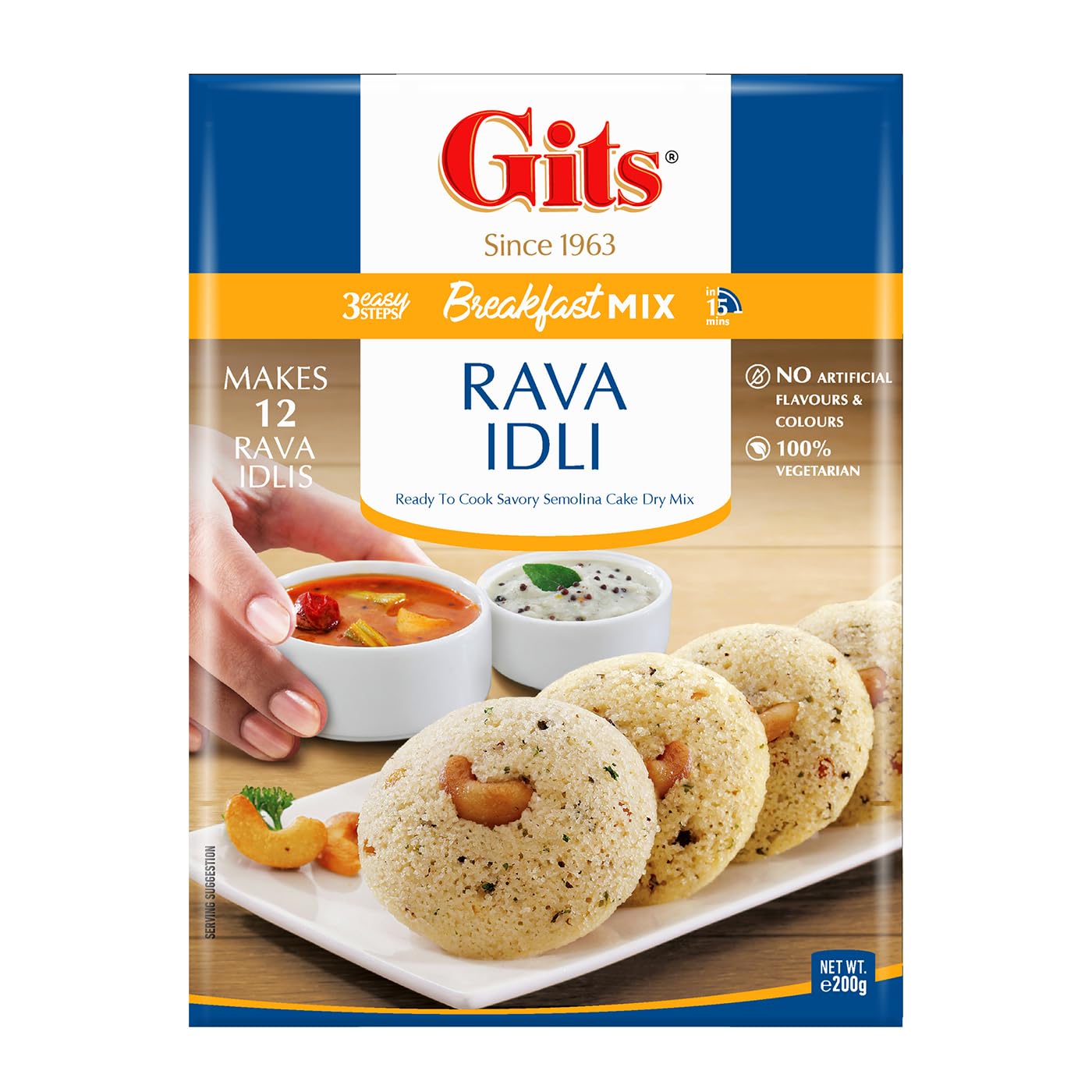 Buy Online Gits Rava Idli Mix - 7 OZ (200 GM) | NY USA.