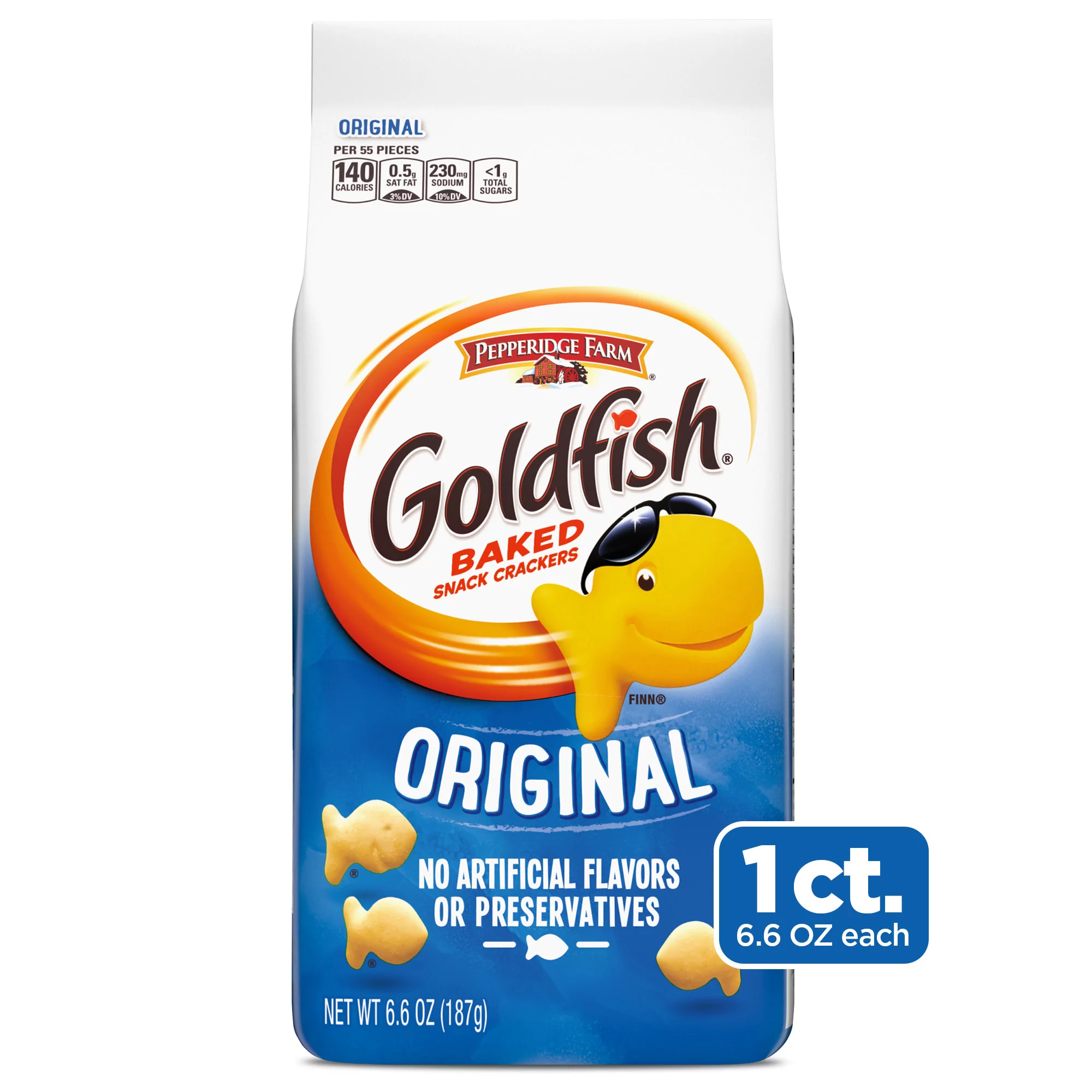 Buy Online Goldfish Original Crackers, Snack Crackers, 6.6 oz bag ...