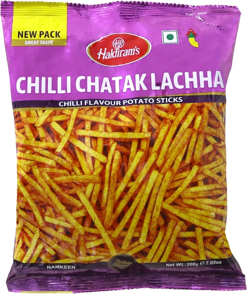 Buy Online Haldiram Chilli Chatak Lachha - 7 Oz (200 Gm) | NJ USA.