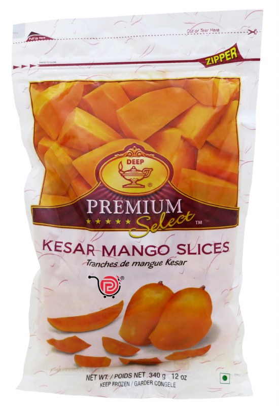 Buy Online Deep Kesar Mango Slices (340 GM-12 OZ) | NJ USA.