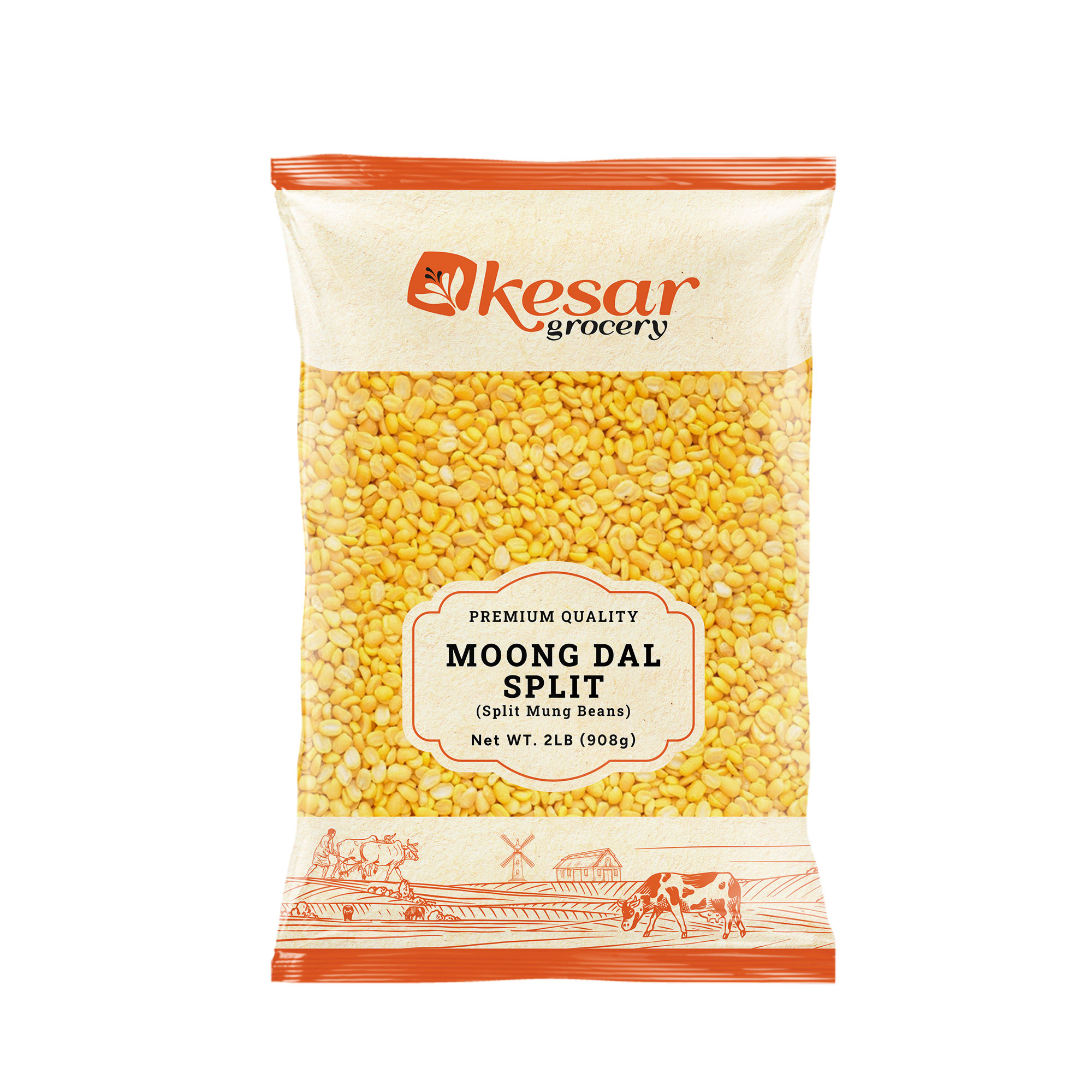 Buy Online Kesar Moong Dal, 4lb (1.81 kg) | Kesar Grocery.