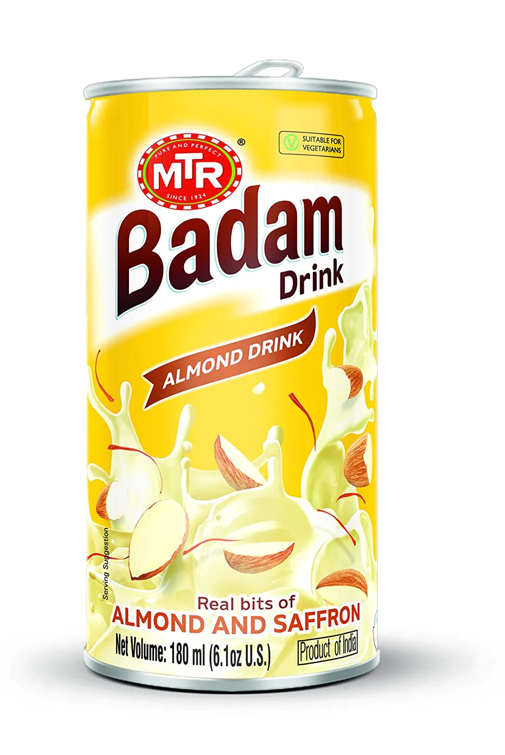 Buy Online MTR Badam Milk Drink (ALMOND) - 180 ML | NY USA.