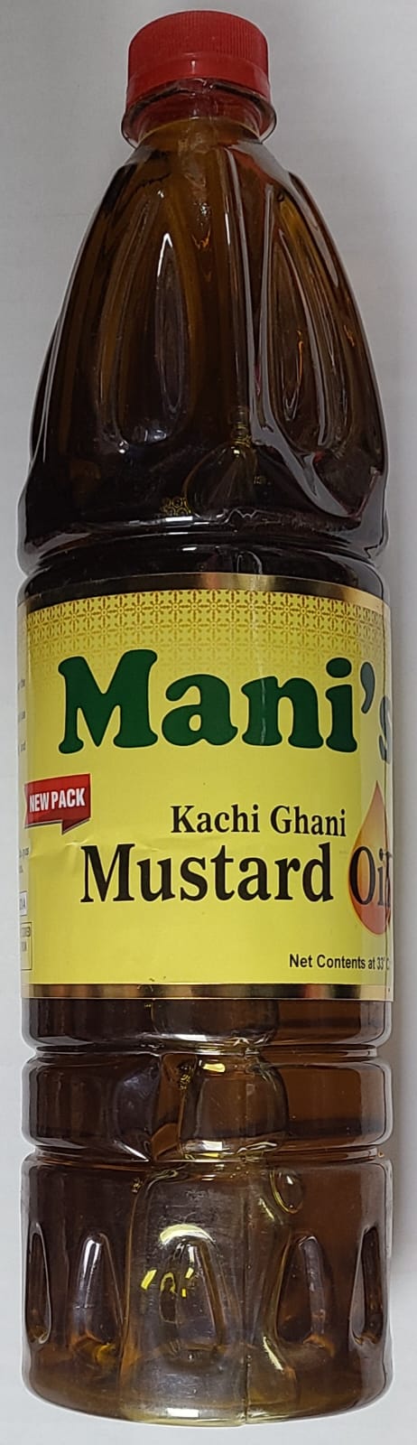 Buy Online Mani's Kachi Ghani Musterd Oil - 1 LTR | NJ USA.