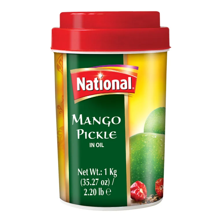 Buy Online National Mango Pickle (In Oil) - 1 Kg (2.2 Lb) | NY USA.