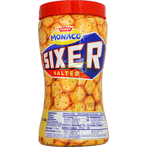 Buy Online Parle Monaco Sixer Salted Crackers | NJ USA.