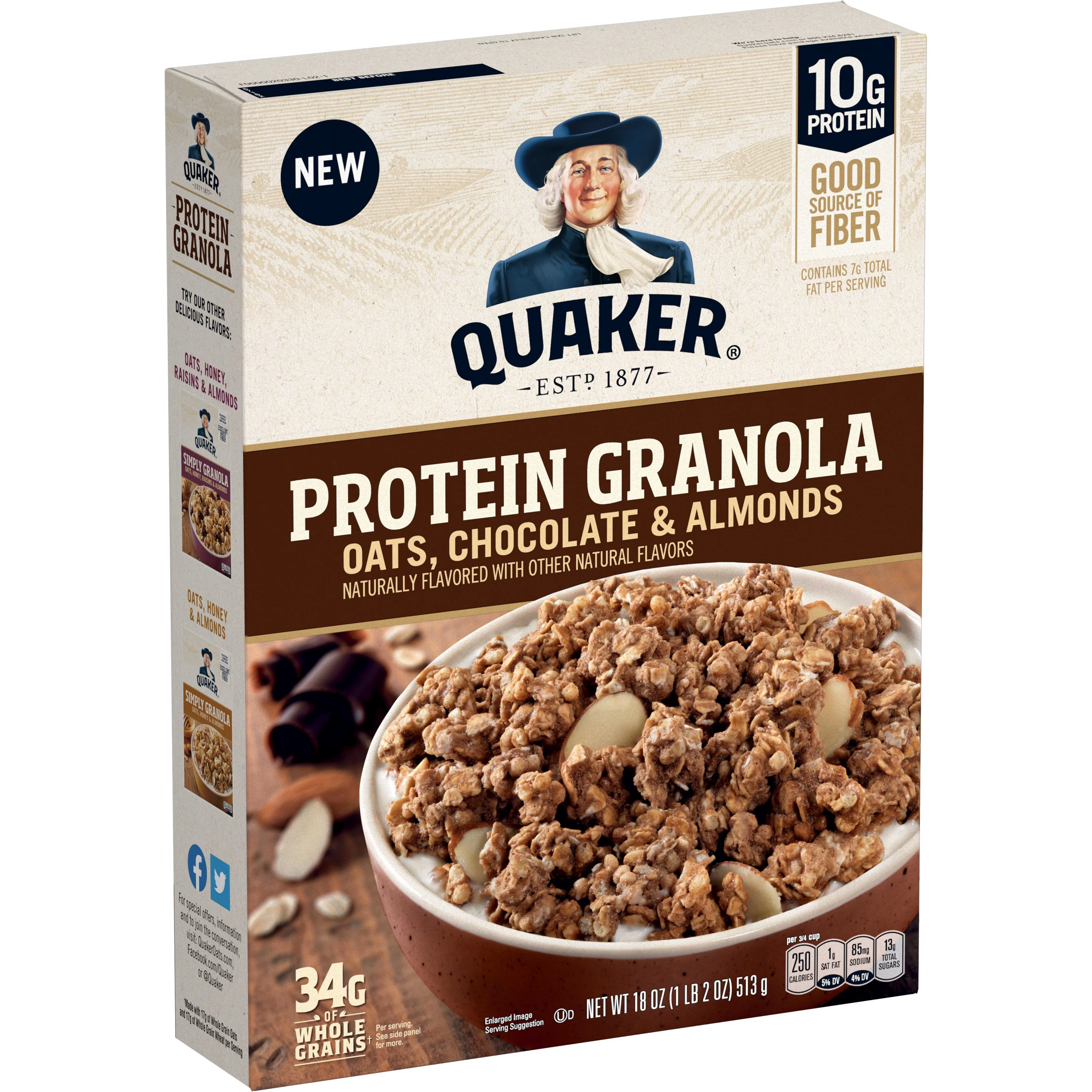 Buy Online Quaker Simply Granola Protein Chocolate | NY USA
