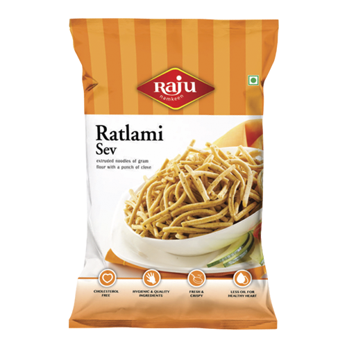 Buy Online Raju Namkeen Ratlami Sev (400 GM) | NJ USA.