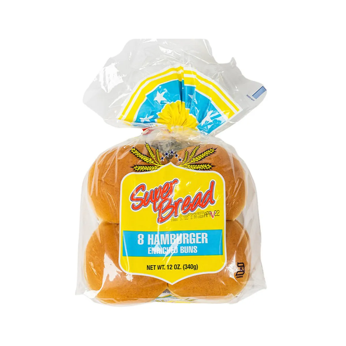 Buy Online Super Bread Hamburger - 12 Oz (8 Pcs) | NY USA.