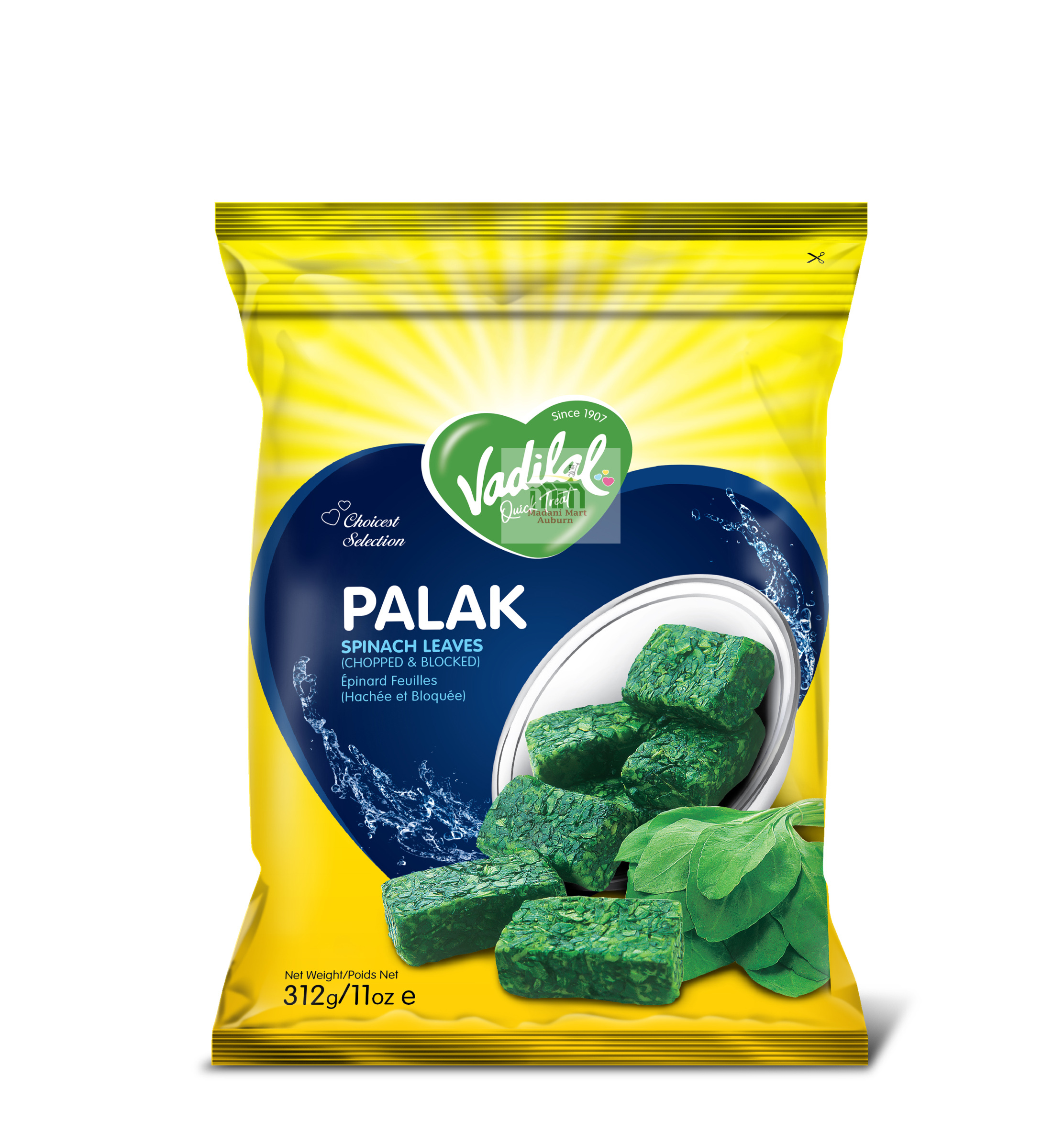 Buy Online Vadilal Frozen Palak Spinach Block 11oz | NJ USA