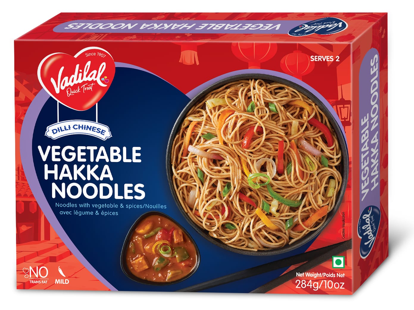 Buy Online Vadilal Vegetable Hakka Noodles (10oz) | NJ USA.