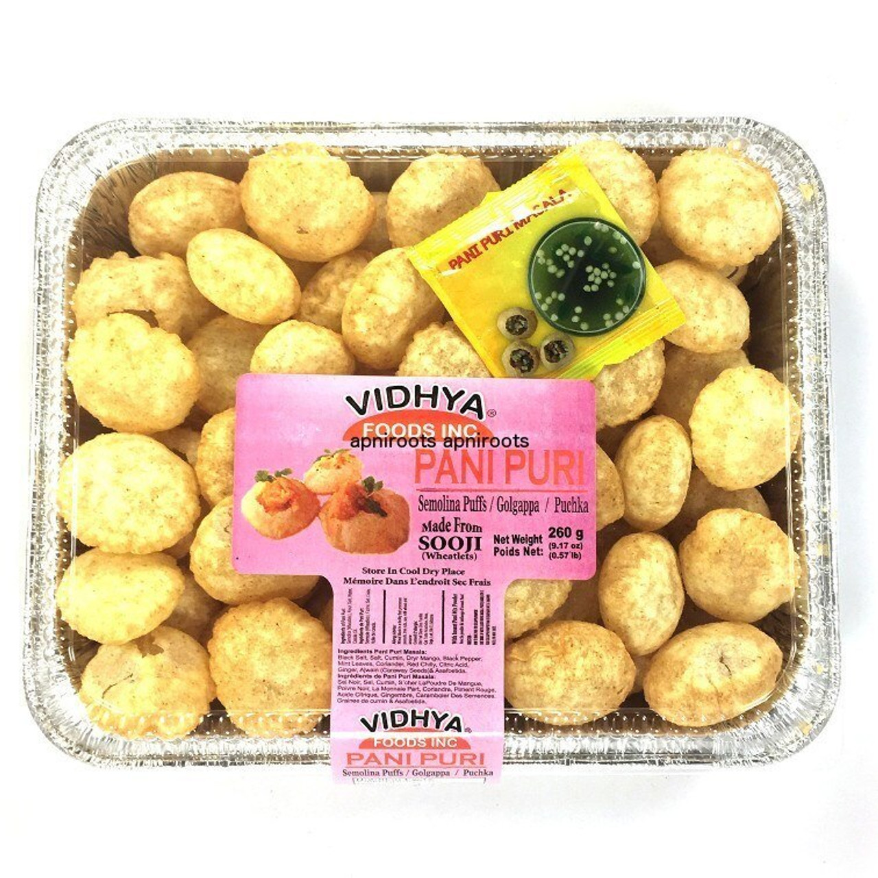 Buy Online Vidhya Pani Puri - 260 GM (70-80 PCS) | NJ USA.