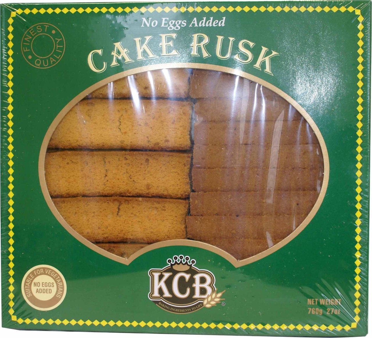 Buy Online Kcb Cake Rusk (no Eggs) 567 GM | Kesar Grocery | NEW JERSEY USA.