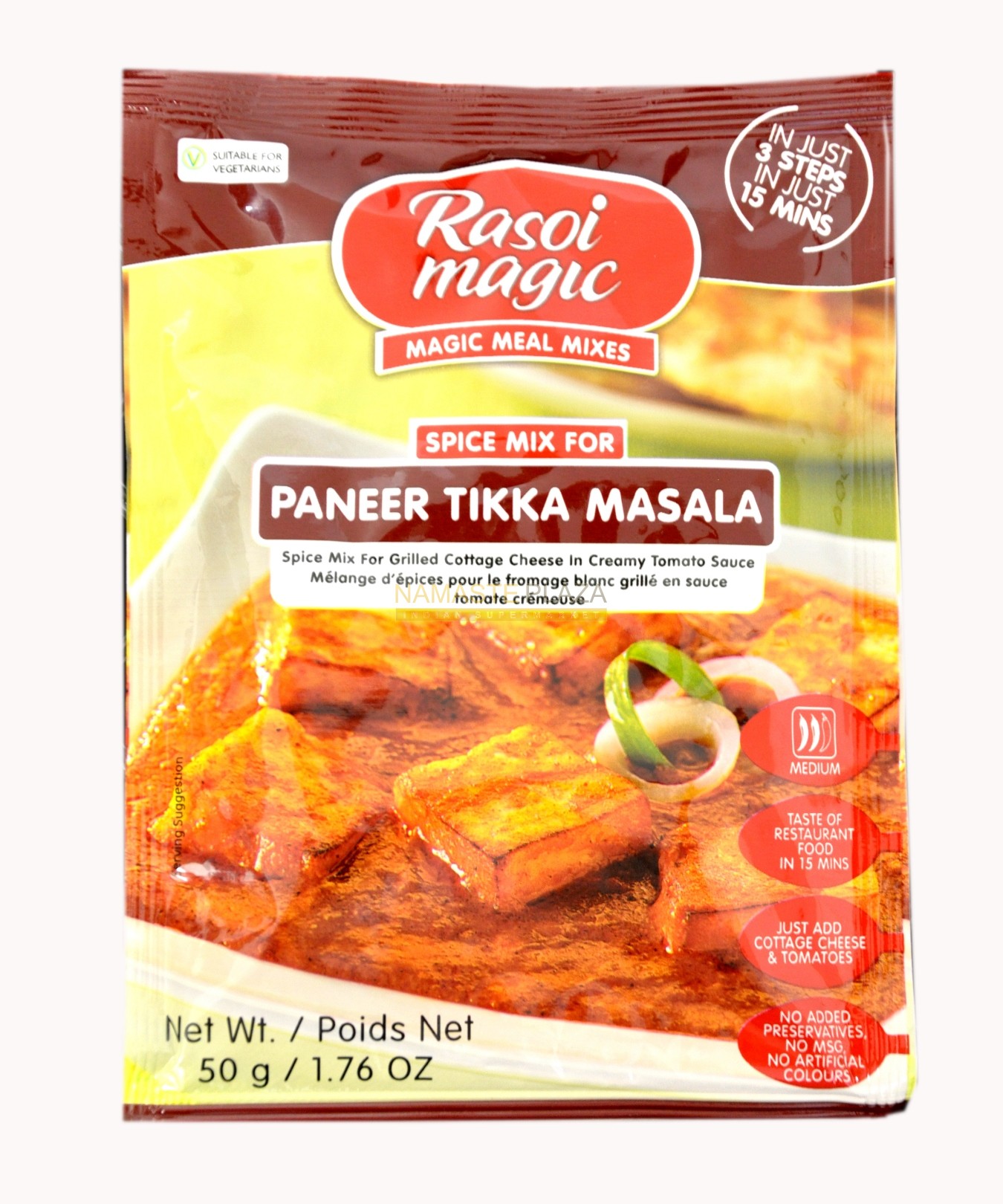 Buy Online Rasoi Magic Paneer Tawa Mix 50 gm | Kesar Grocery.